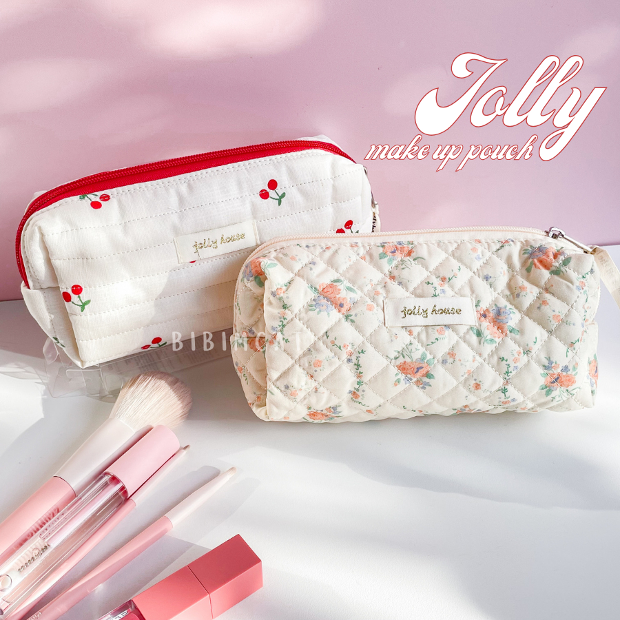 Jual Jolly Make Up Pouch Multi Fungsi - Travel Skincare Organizer Bag Tempat Pensil Serbaguna ...
