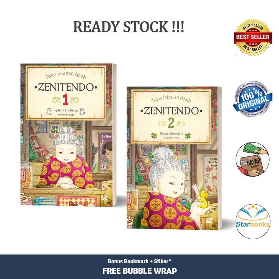 Jual Buku Toko Jajanan Ajaib Zenitendo 1 & 2 By Reiko Hiroshima - KPG ...