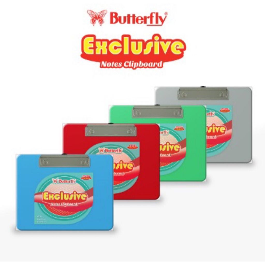 Jual Butterfly Clipboard Multi Purpose Notes | Shopee Indonesia