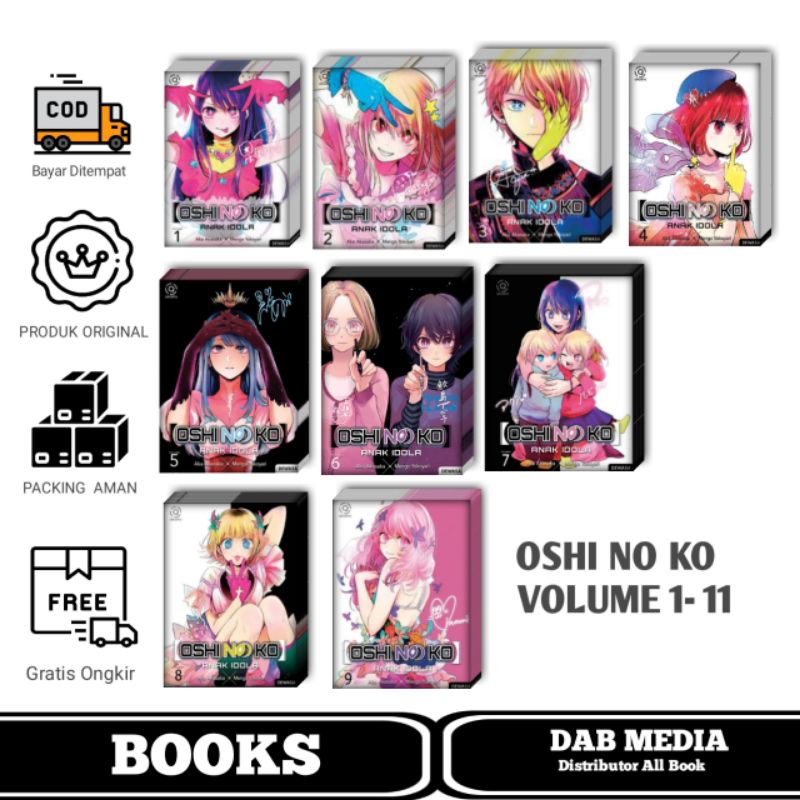 Jual Oshi No Ko vol 1 2 3 4 5 6 7 8 9 10 11 12 Terbaru Terlengkap Akasha Komik Manga Anak ...