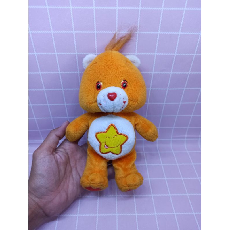 Jual boneka carebear care bears star orange original minus brand pudar ...