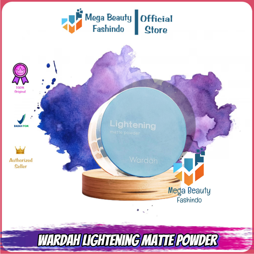 Jual Wardah Lightening Matte Powder 20 g - Bedak Tabur dengan Smooth ...