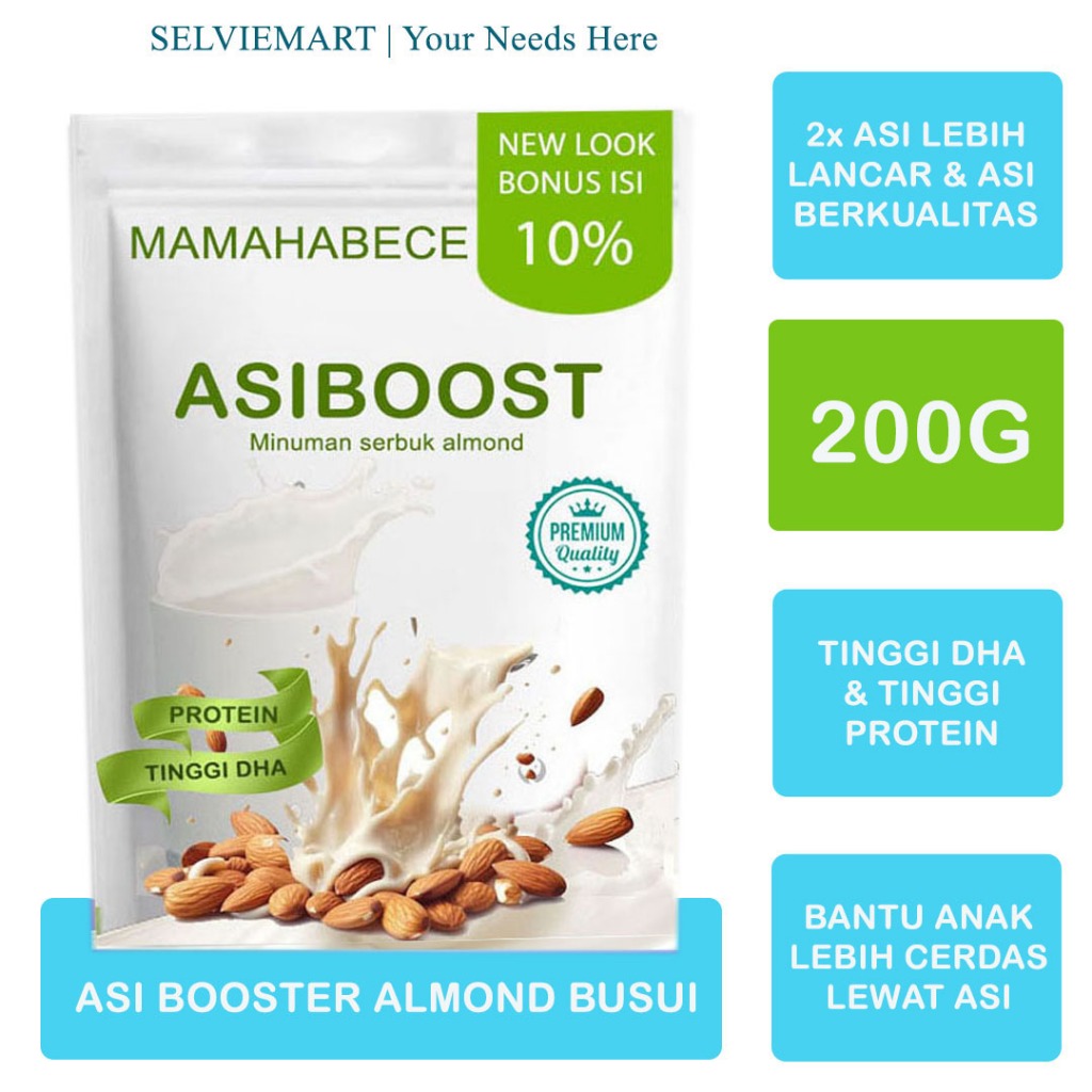 Jual Susu almond asi booster Menyusui Pelancar Asi Boster Susu Ibu ...