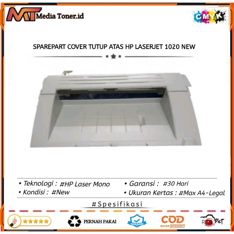 Jual Casing Printer Hp Laserjet 1020 tutup atas door open cartridge ...