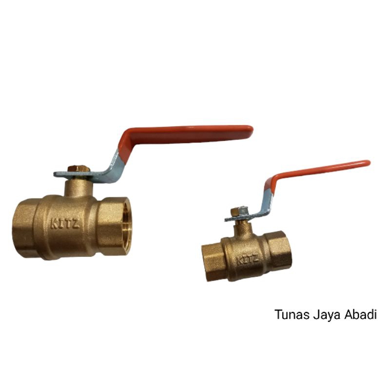 Jual Ball Valve Kuningan 1" & 1/2" / KITZ | Shopee Indonesia