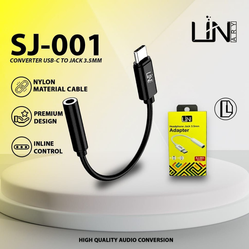Jual SPLITER AUDIO LINARY TYPE-C SJ-001 | PENYAMBUNG HEADSET | TERMURAH ...