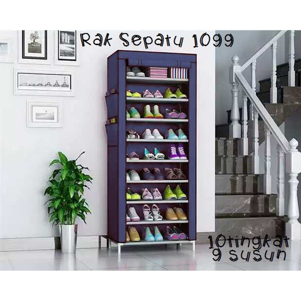 Jual Lapak Wallpaper Official Shop Rak Sepatu Portable 10 Susun 9 ...