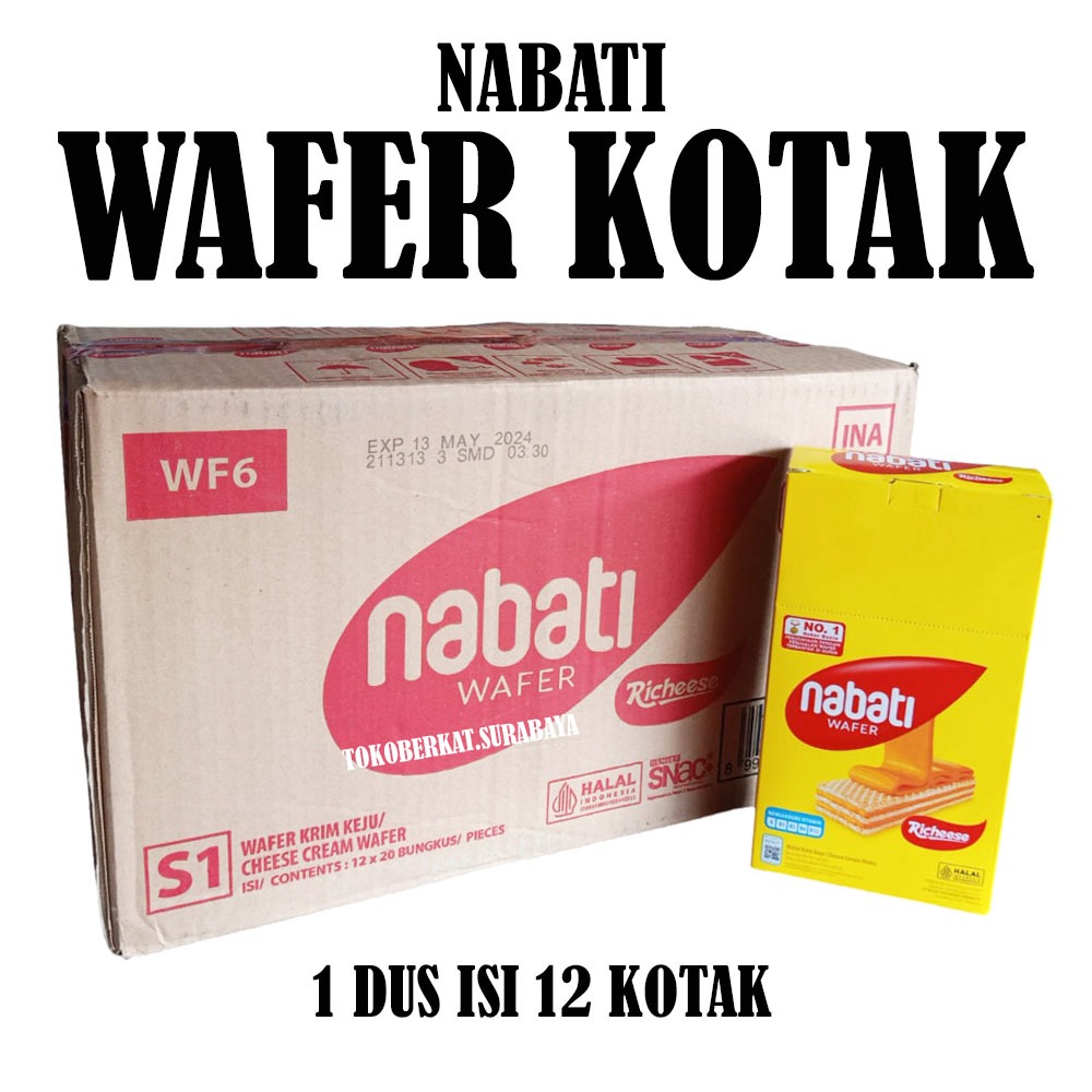 Jual NABATI WAFER DUS ISI 12KOTAK | Shopee Indonesia