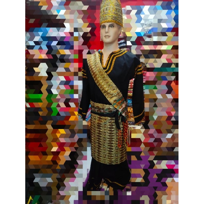 Jual BAJU TARI RANDAI LENGKAP SARUNG PINGGANG TOPI | Shopee Indonesia