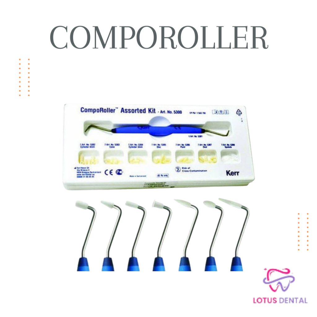 Jual Dental Kerr CompoRoller Composite Modeling Instrument Assorted Kit ...
