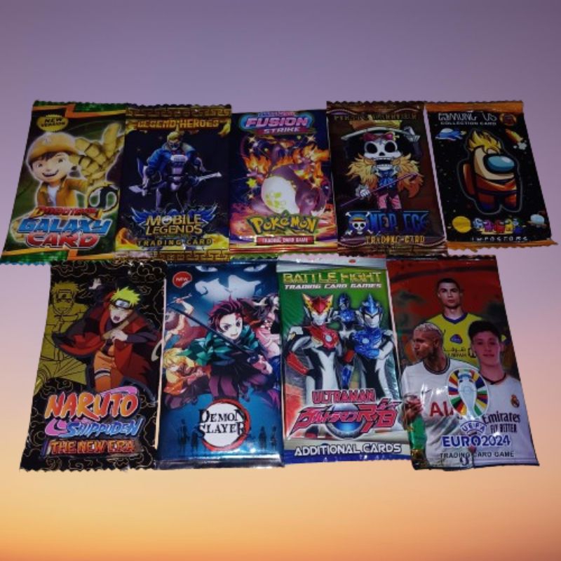 Jual KARTU TRADING CARD GAME DG 1 SACHET MAINAN ANAK KARTU TEPUK LABUBU ...