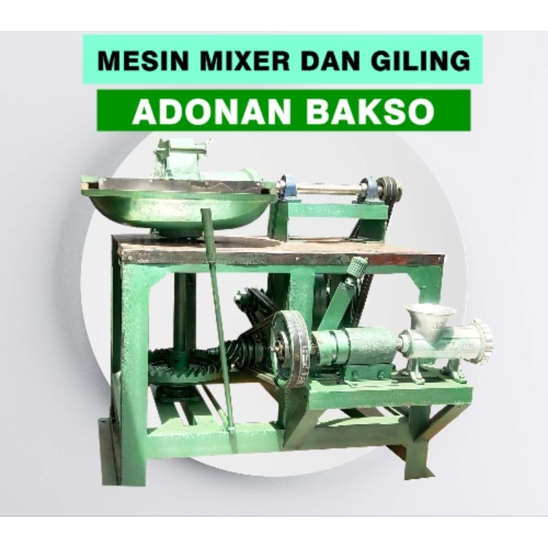 Jual MESIN GILING BAKSO UKURAN WAJAN 60 CM KAPASITAS 6 KG | Shopee ...