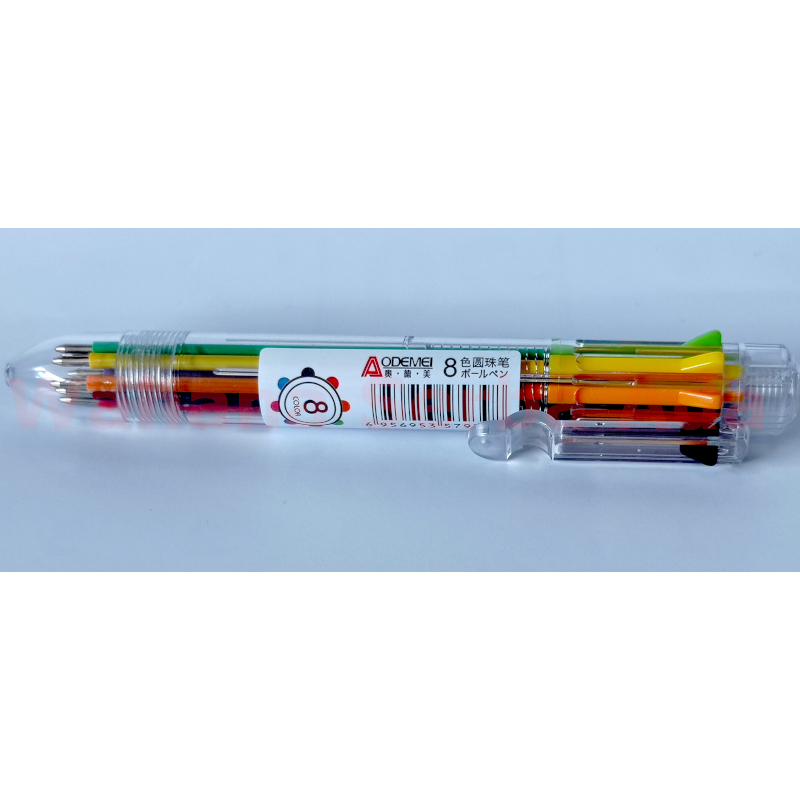 Jual Pulpen / Pena / Pen Ballpoint ODEMEI 8 color warna 0.7 mm - 1 pcs ...