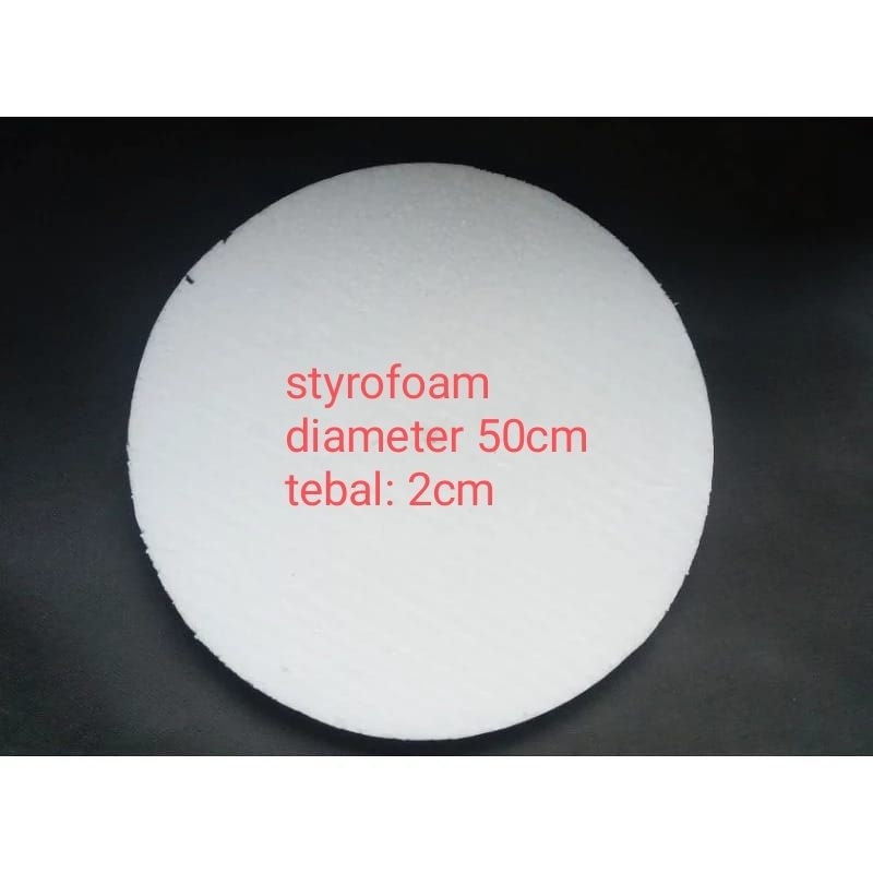 Jual styrofoam bulat diameter 50cm tebal 2cm | Shopee Indonesia