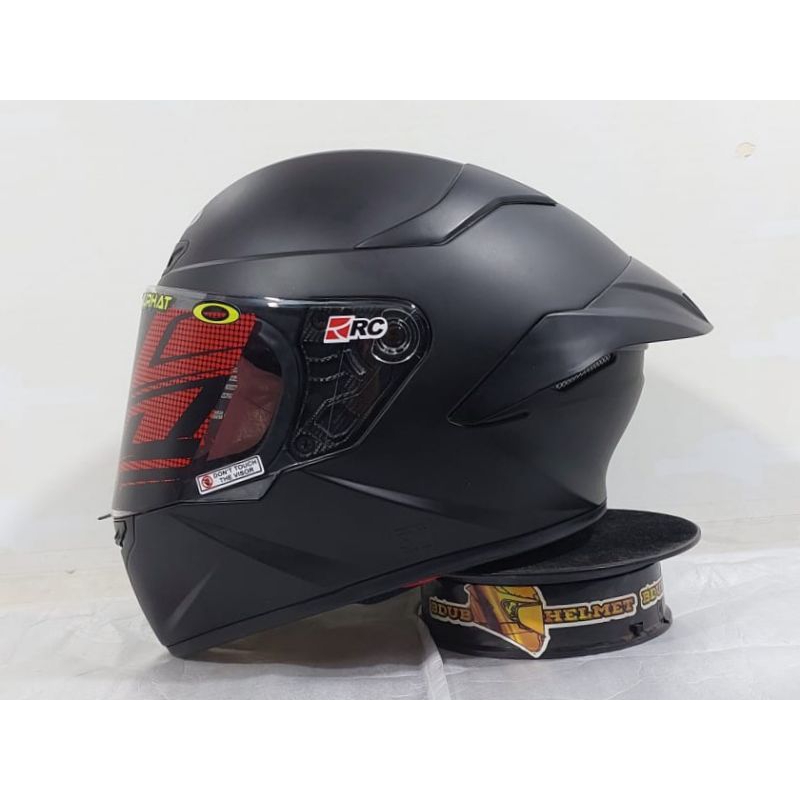 Jual Helm full face MLA TTC solid paket ganteng leopard | Shopee Indonesia