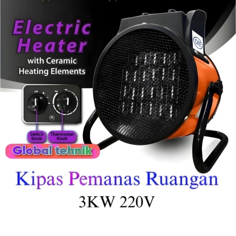 Jual Blower pemanas Ruangan Kipas Penghangat Ruangan 3KW 220V | Shopee ...