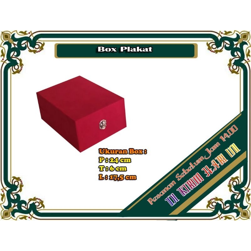 Jual Box plakat box bludru kotak plakat kotak bludru kotak souvenir,box ...