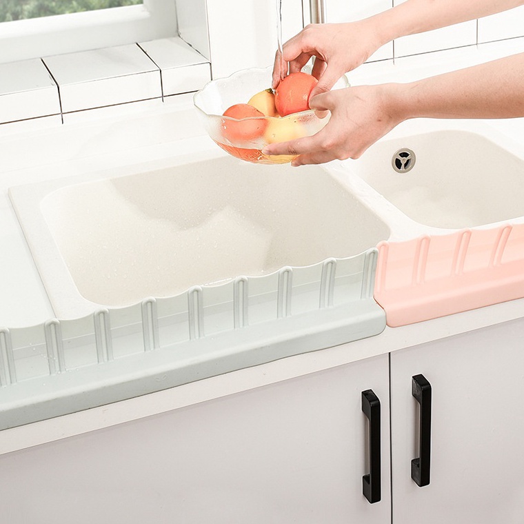 Jual Serbuuuu Sink Splash Board Kitchen Sink Water Retaining Plate ...