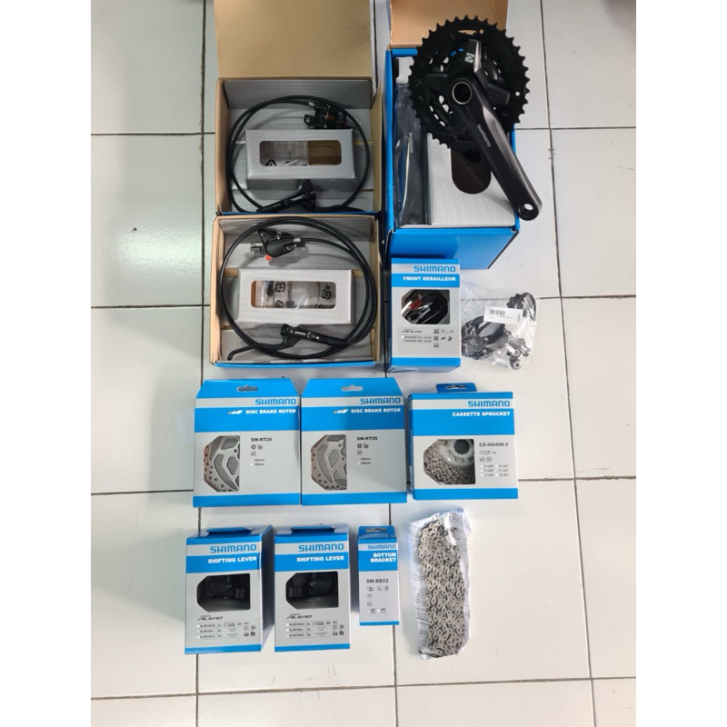 Jual GROUPSET / GRUPSET SHIMANO ALIVIO M3100 403022x170 11-36T 9 SPEED ...