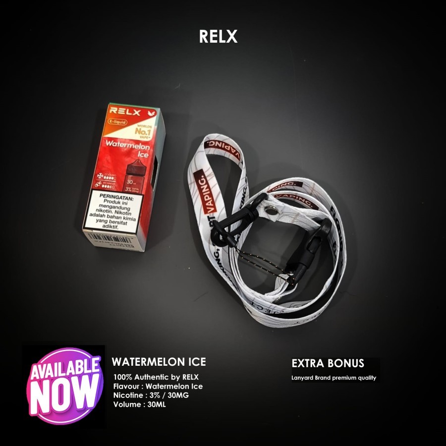 Jual RELX Watermelon Ice Salt 30ML by RELX - Liquid | Shopee Indonesia