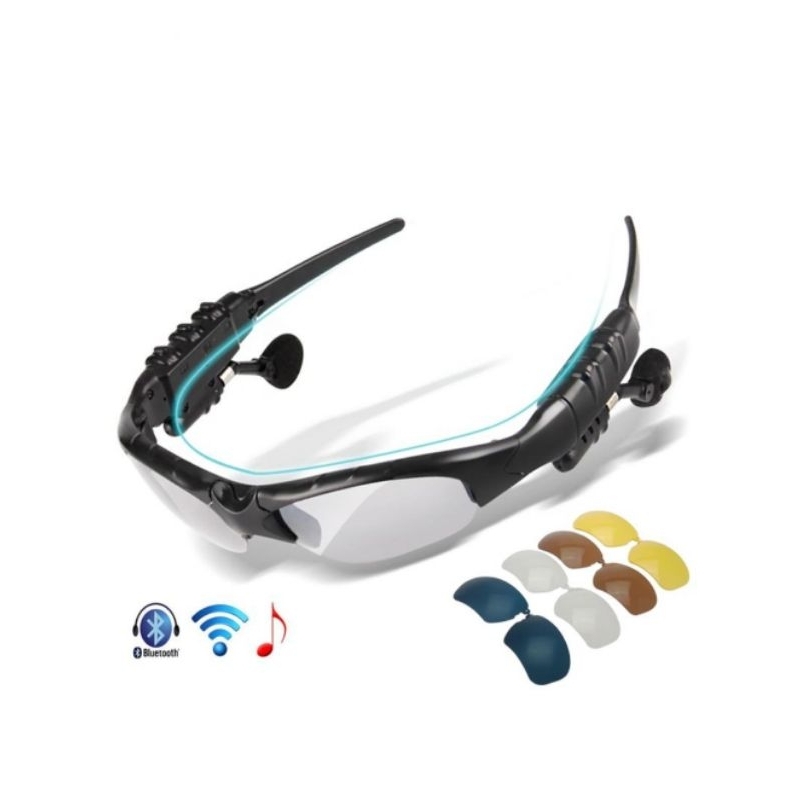 Jual Kacamata Olahraga Lari Marathon Kaca Mata Bluetooth Earphone ...