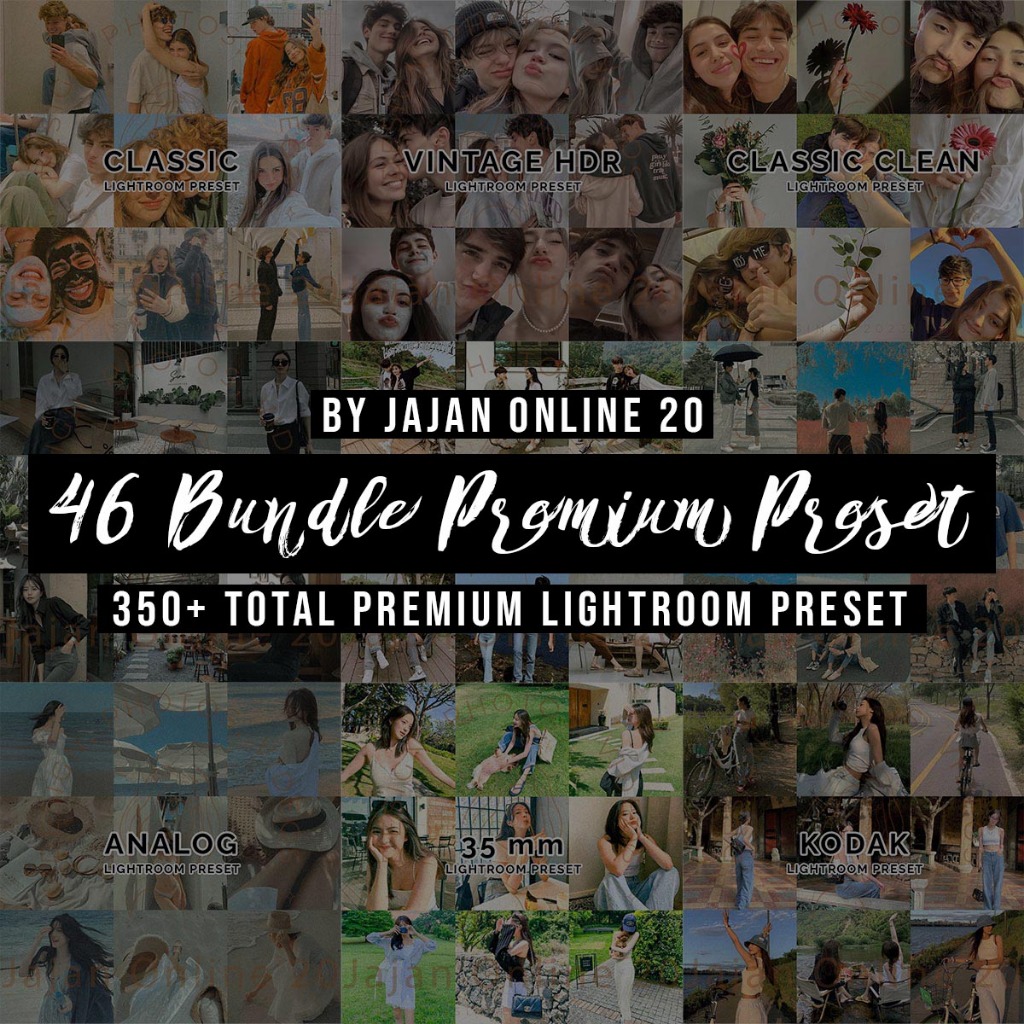 Jual 46 Bundle Lightroom Preset - 350+ Premium Lightroom Preset ...