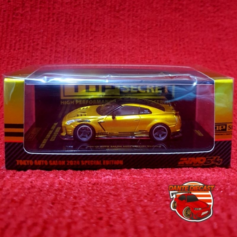 Jual INNO64 Nissan GT-R R35 Top Secret Gold Tokyo Auto Salon 2024 SEGEL ...