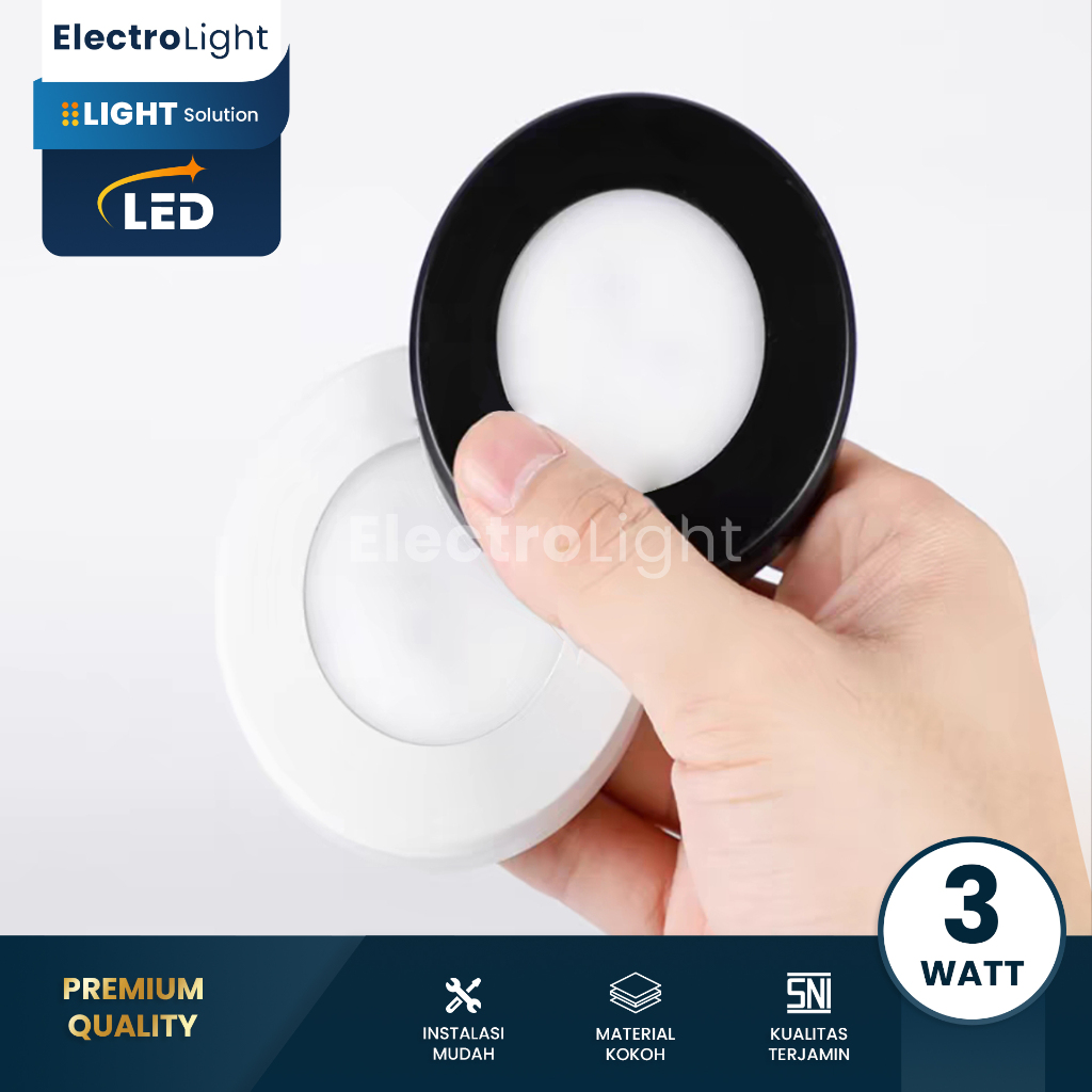 Jual Lampu downlight mini LED 3watt outbow tempel minimalis dapur ...