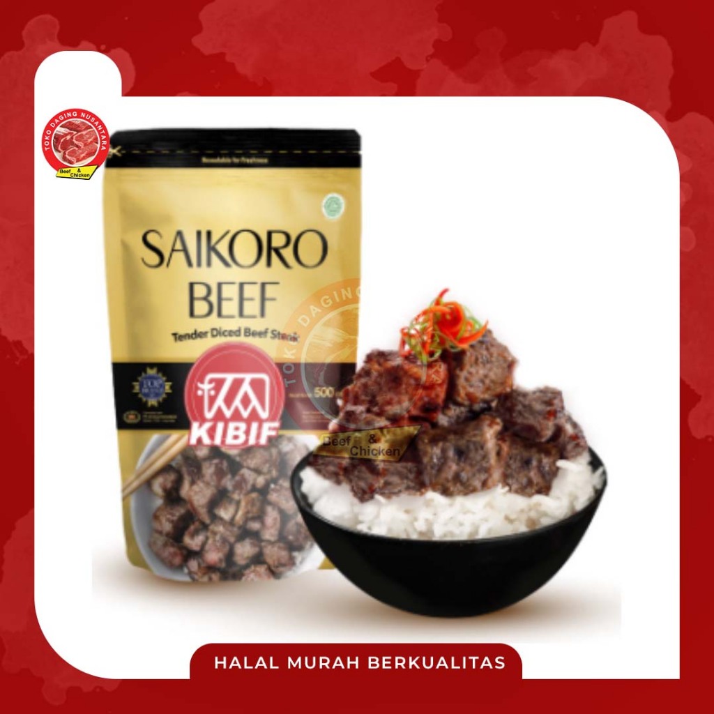 Jual KIBIF BEEF SAIKORO 500 GR | Shopee Indonesia