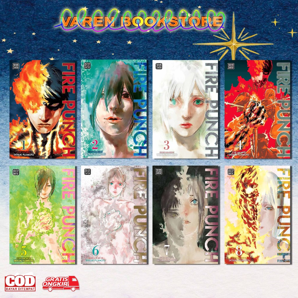 Jual Fire Punch (8 book series) by Tatsuki Fujimoto Comik Manga - English | Shopee Indonesia