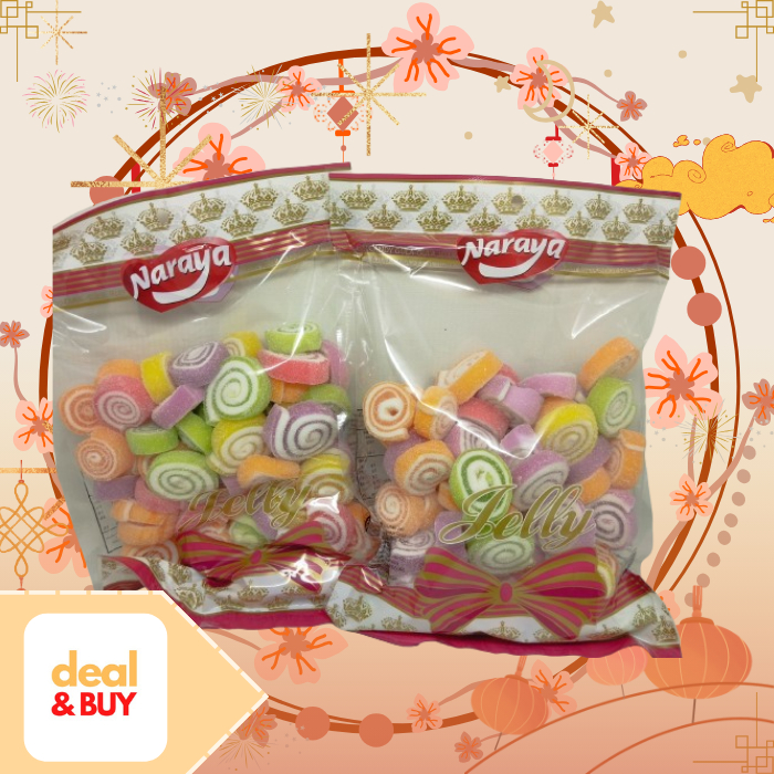 Jual Naraya Jelly Mini Roll/ Permen Jelly/ Jelly Gulung (Potongan Kecil ...