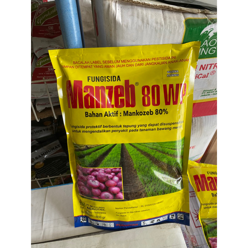 Jual Fungisida MANZEB 80WP KUNING 800gram Mankozeb Anti Jamur | Shopee ...