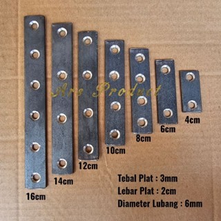 Jual Iron Boss Plat Besi Lurus Lubang Verseng Tebal 3mm Murah Connector ...