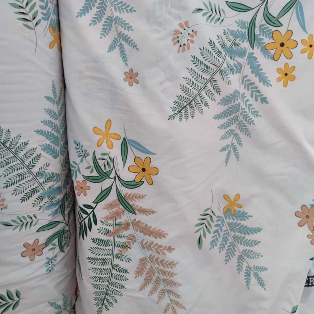 Jual KAINKU - Kain Meteran Katun Lokal CVC Motif Bunga valentine (harga ...