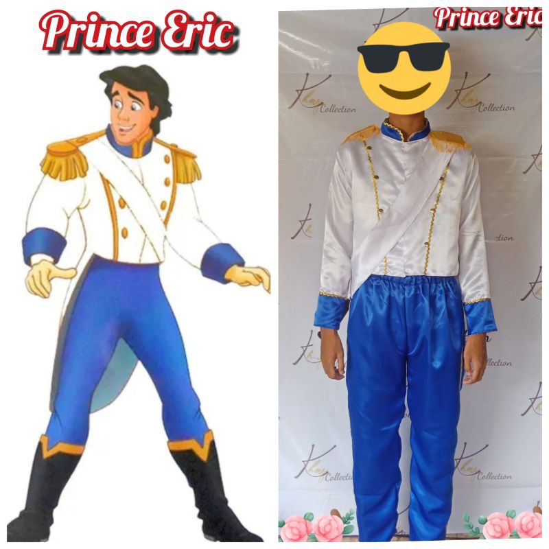 Jual Eric Baju Kostum Pangeran Eric Dewasa/Cosplay Prince Eric/Prince Disney | Shopee Indonesia
