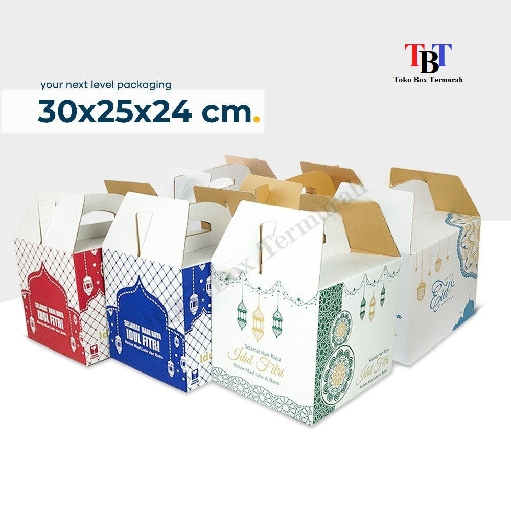 Jual Box Parcel 30x25x24 (Jinjing) Seri Mubarak/Kardus/Parcell/Lebaran ...