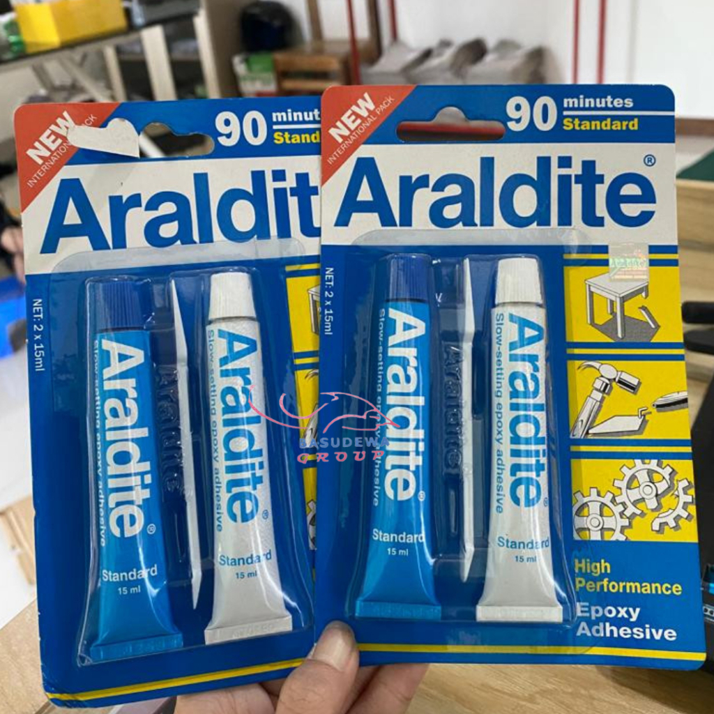 Jual ARALDITE RAPID BIRU LEM EPOXY BESI 5 MENIT / LEM EPOXY ARALDITE ...