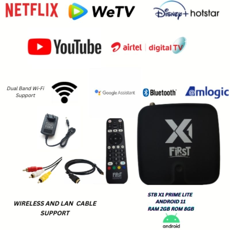 Jual STB Android - Android TV Box X1 Prime Go0gle TV Unlocked (±500 ...