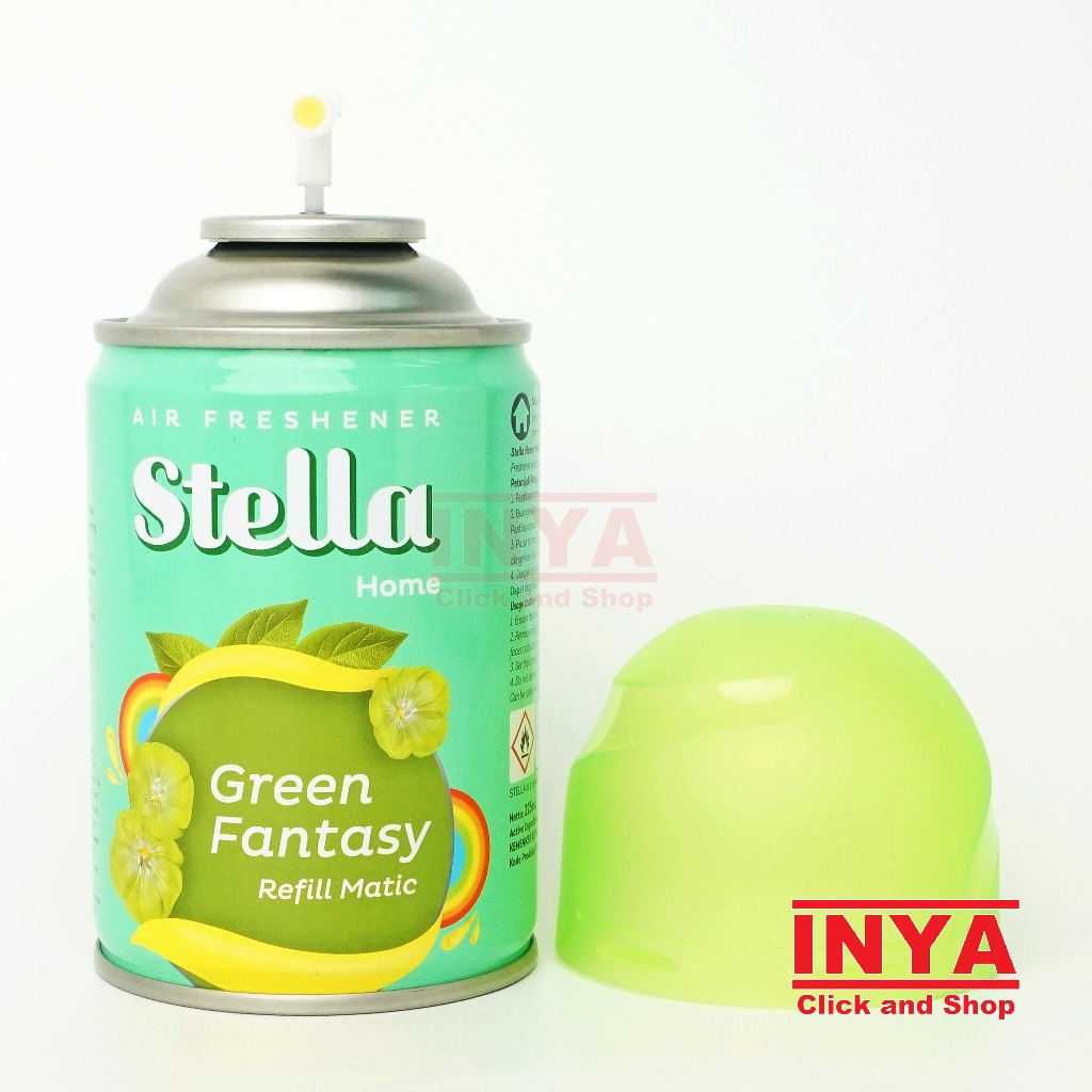 Jual STELLA Green Fantasy Refill Matic 160ml Air Freshener - Pengharum ...