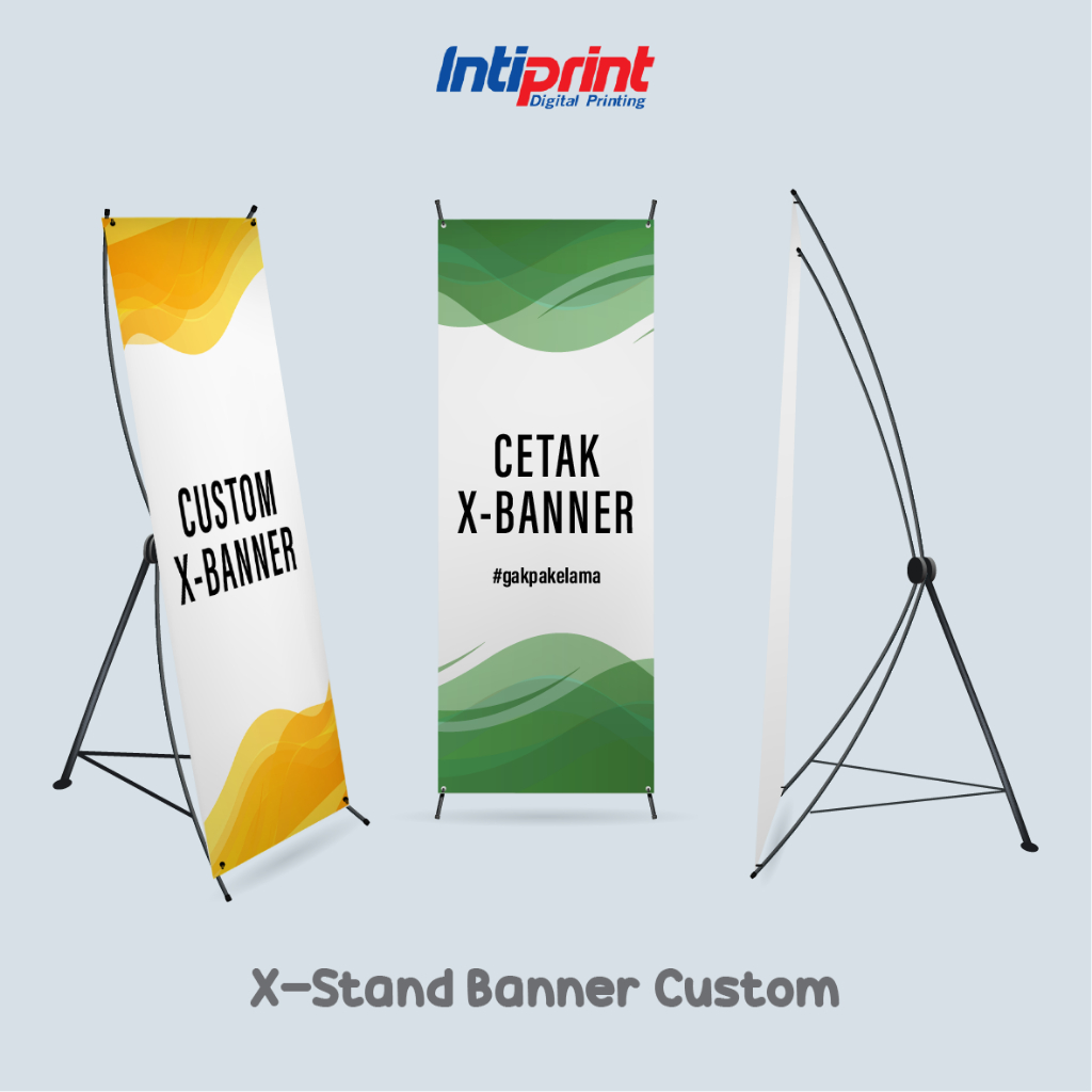 Jual Cetak X-Banner Custom Standing Banner Banner + Tiang Stand ...