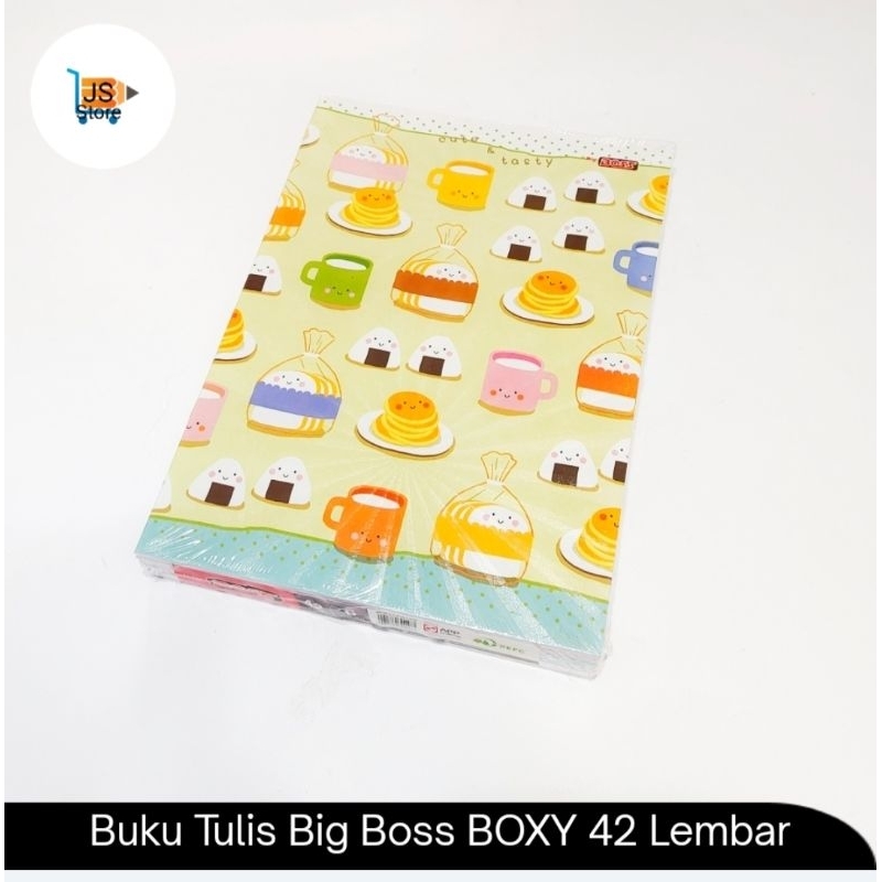 Jual Buku Tulis BIG BOSS Ukuran BOXY 42 Lembar Per Pak isi 6 Buku ...