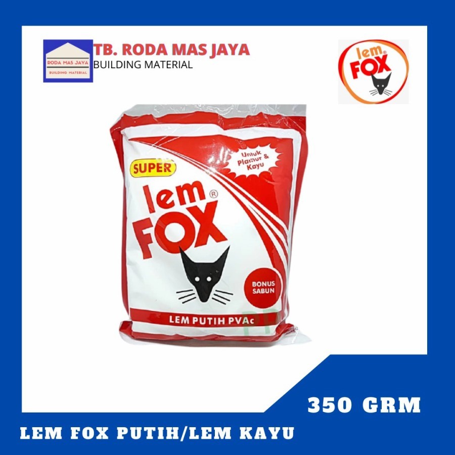 Jual Lem Fox Putih/Lem Kayu/Lem Fox Bungkusan 350gr | Shopee Indonesia