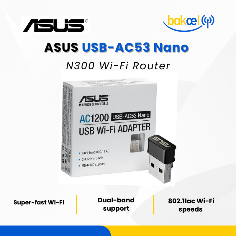 Jual Asus USB-AC53 NANO AC1200 DUAL BAND | Shopee Indonesia