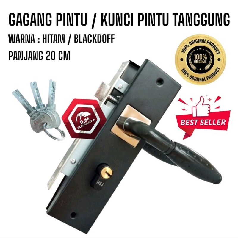 Jual Kunci Pintu Tanggung Hitam Doff Gagang Pintu Medium Black Doff Bulat Bintik | Shopee Indonesia