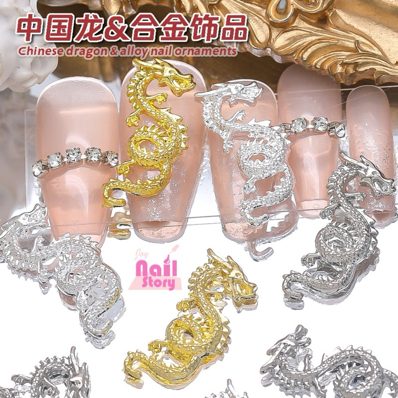Jual [A101] Aksesoris Kuku Naga CNY Resin Kuku Imlek Nail Accesories ...