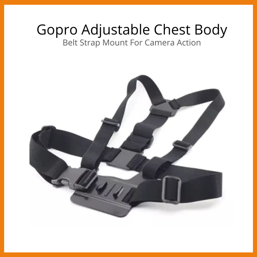 Jual Chest Body Harness Belt Strap Mount For Smartphone Action cam ...