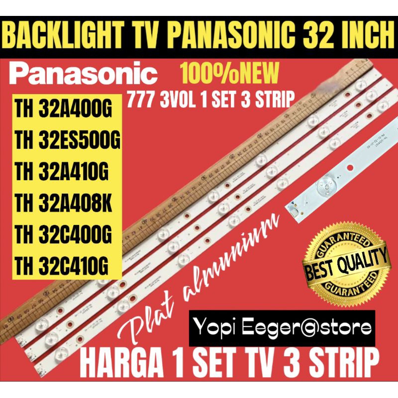 Jual BACKLIGHT TV LCD LED PANASONIC 32 INCH TH-32A400G- TH-32A410G- TH ...