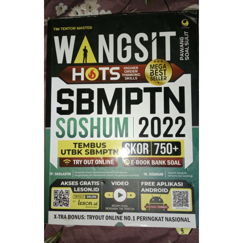 Jual PRELOVED BUKU SNBT/SBMPTN BUKU WANGSIT SOSHUM LENGKAP BUKU UTBK ... Jual PRELOVED BUKU SNBT/SBMPTN BUKU WANGSIT SOSHUM LENGKAP BUKU UTBK ...