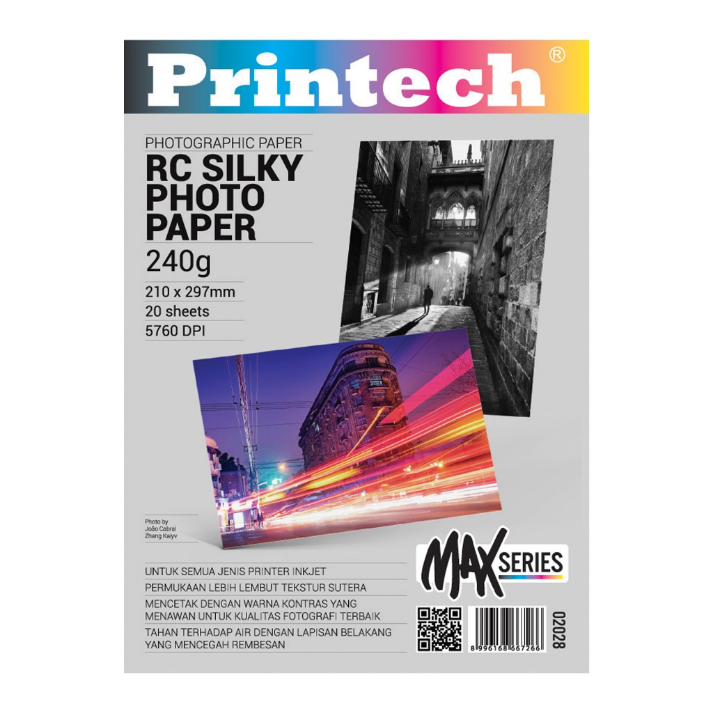 Jual PRINTECH Kertas Foto / Photo Paper MAX RC Silky A4 240gsm - 02031 ...