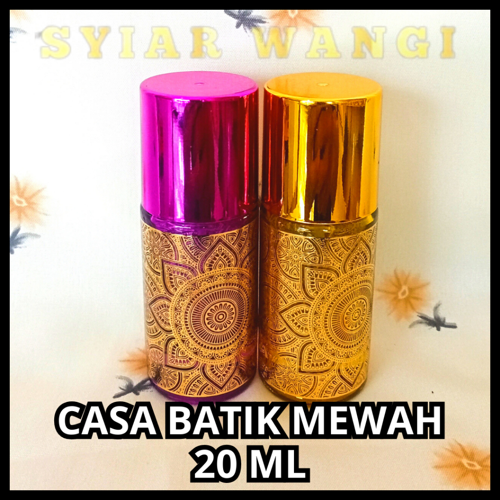 Jual Botol Parfum CASSA MOTIF BATIK MEWAH 20ML - Botol Parfum ISI ULANG ...
